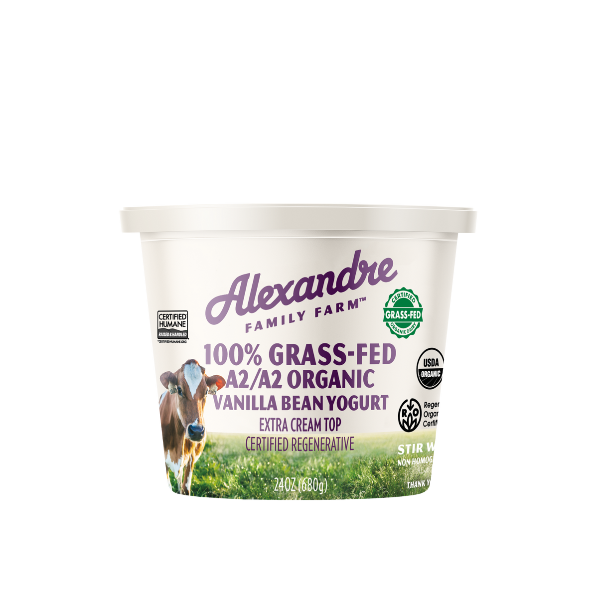 100 Grass fed Vanilla Yogurt A2 A2 Organic Regenerative Alexandre 100-grass-fed-vanilla-yogurt-a2-a2-organic-regenerative-alexandre