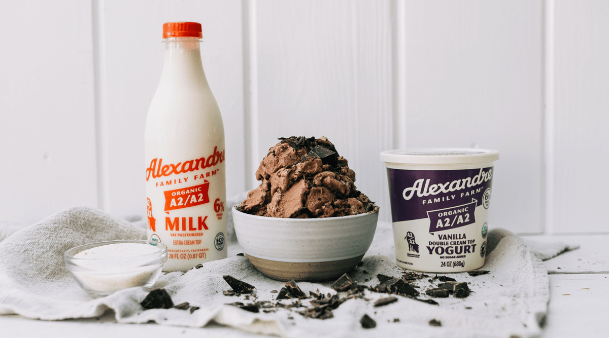 Frozen Yogurts with A2/A2 Organic Milk and Yogurt – Alexandre Family Farm